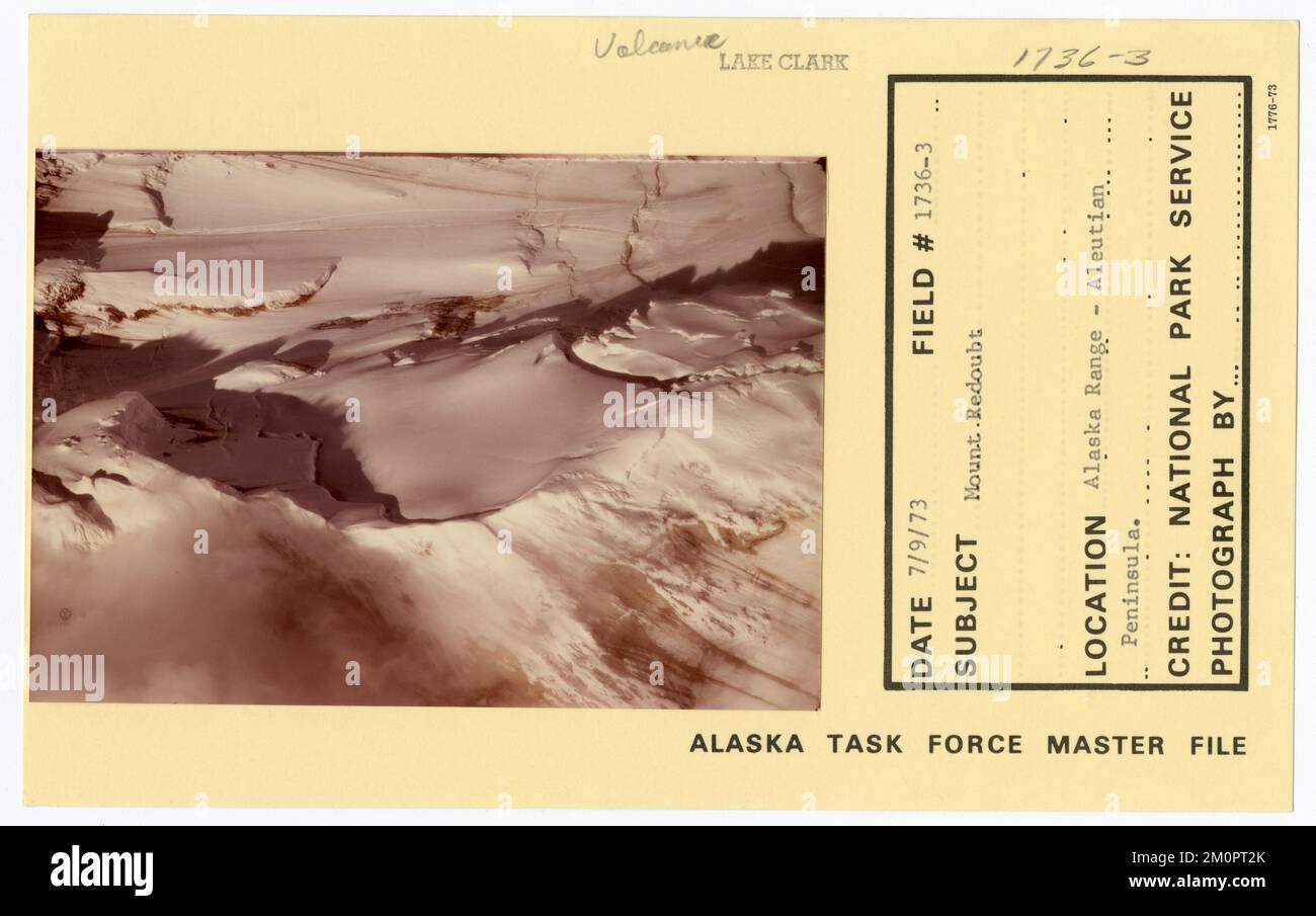 Mount Redoubt. Alaska Task Force Photographs Stock Photo - Alamy