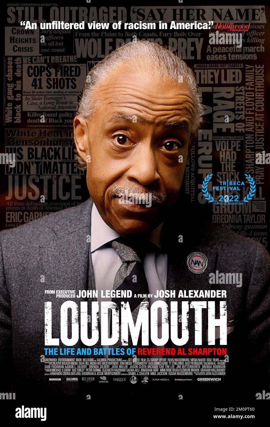 LOUDMOUTH, US poster, Al Sharpton, 2022. © Greenwich Entertainment ...