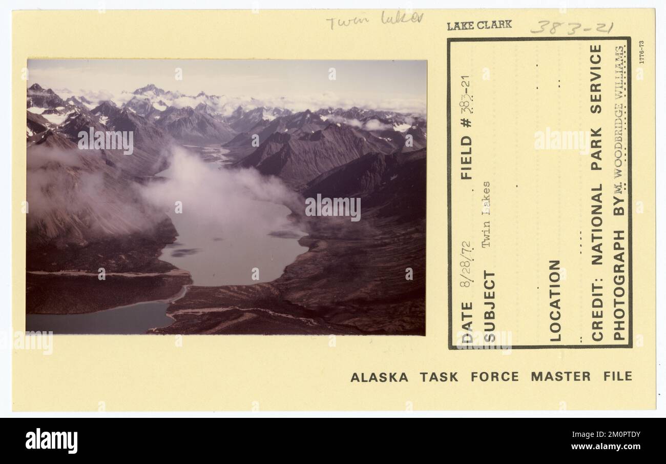Twin Lakes. Alaska Task Force Photographs Stock Photo - Alamy