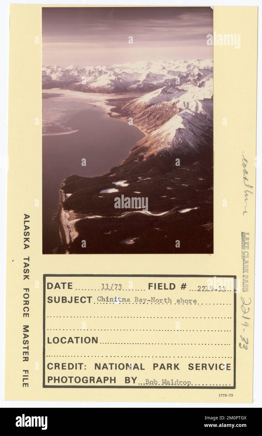 Chinitna Bay - North shore. Alaska Task Force Photographs Stock Photo ...