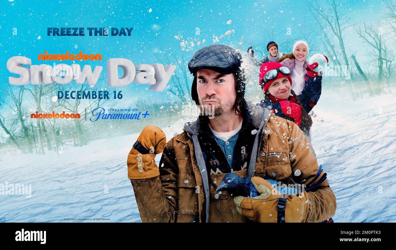 SNOW DAY, US poster, from front: Jerry Trainor, Michaela Russell ...