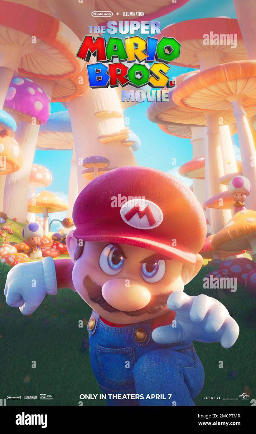 THE SUPER MARIO BROS. MOVIE, US character poster, Mario (voice: Chris ...