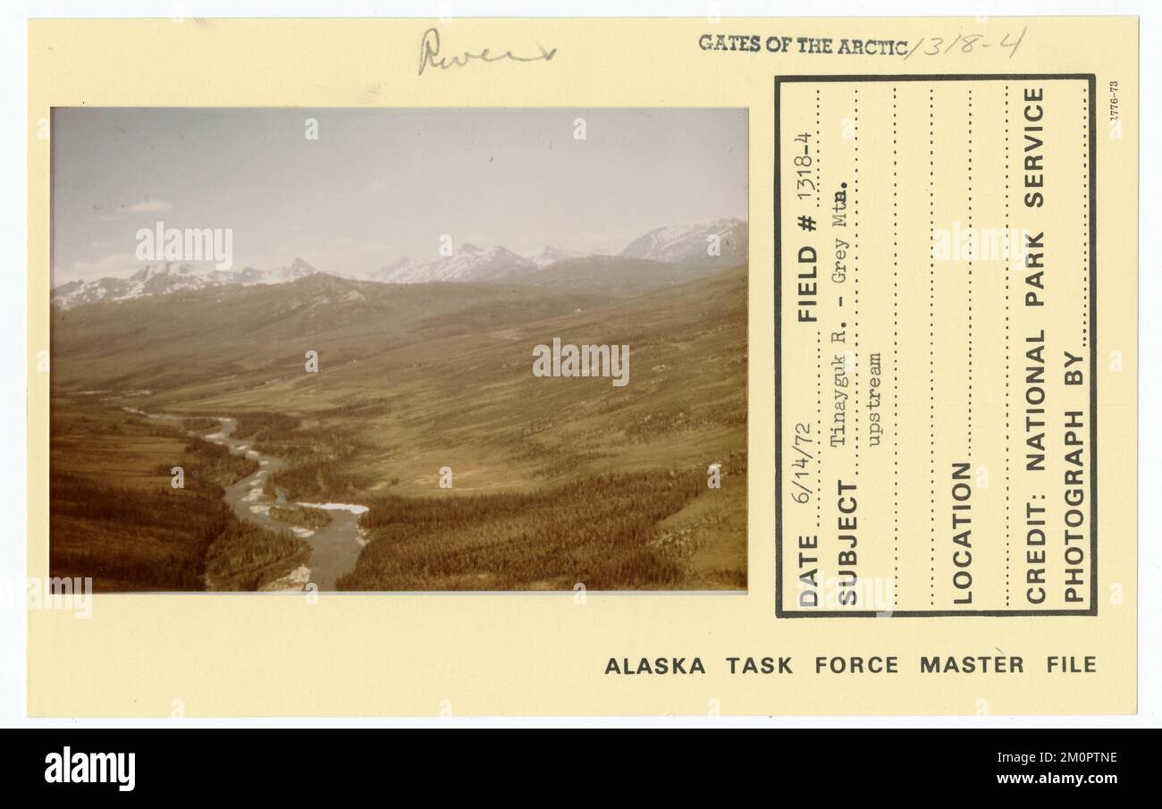 Tinayguk River - Grey Mountain upstream. Alaska Task Force Photographs ...