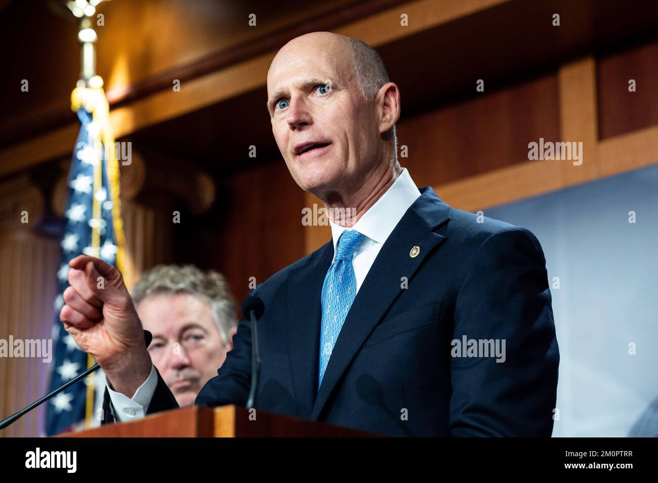 U.S. Senator Rick Scott (R-FL) speaking about proposed budget ...