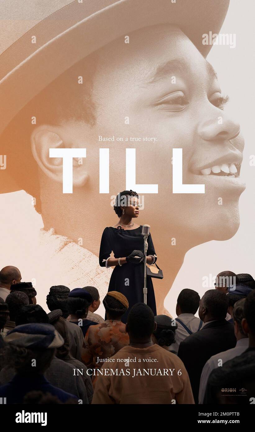 TILL, British poster, Danielle Deadwyler as Mamie Till-Mobley (center ...