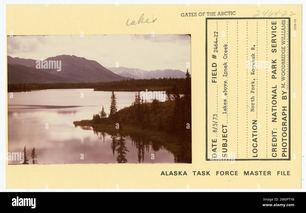Canyon east of Cockedhat Mountain. Alaska Task Force Photographs Stock ...