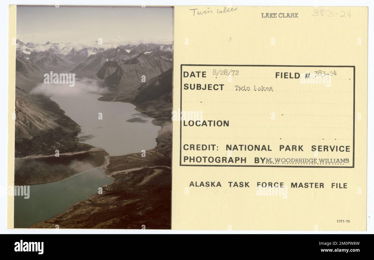 Twin Lakes. Alaska Task Force Photographs Stock Photo - Alamy