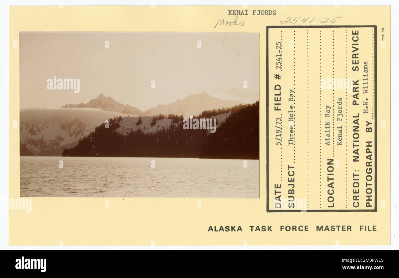 Three Hole Bay. Alaska Task Force Photographs Stock Photo - Alamy