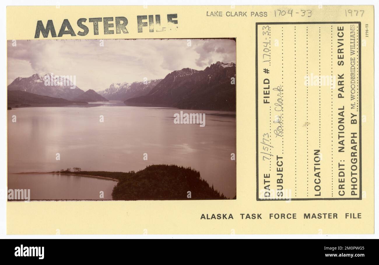 Lake Clark. Alaska Task Force Photographs Stock Photo - Alamy