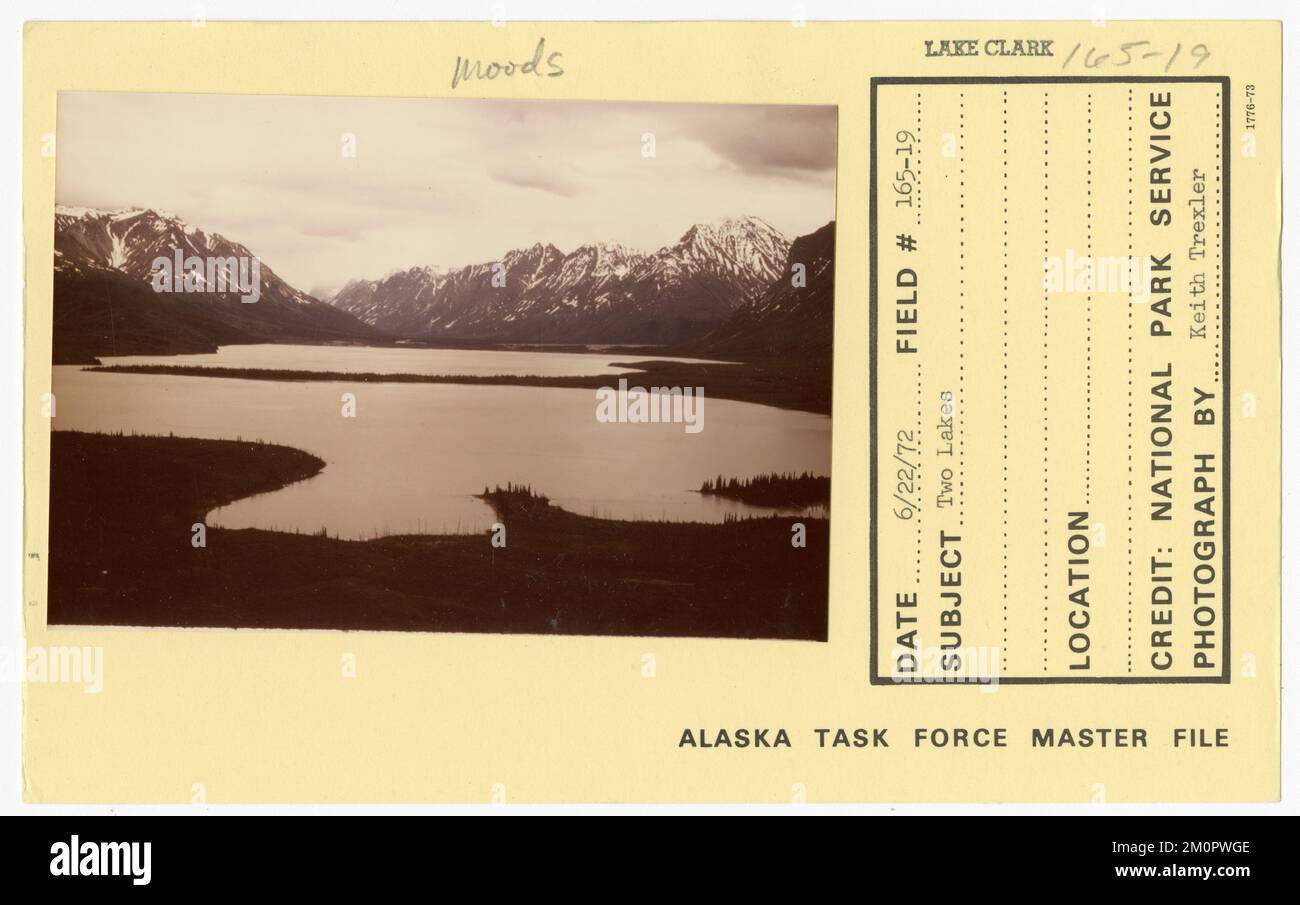 Two Lakes. Alaska Task Force Photographs Stock Photo - Alamy