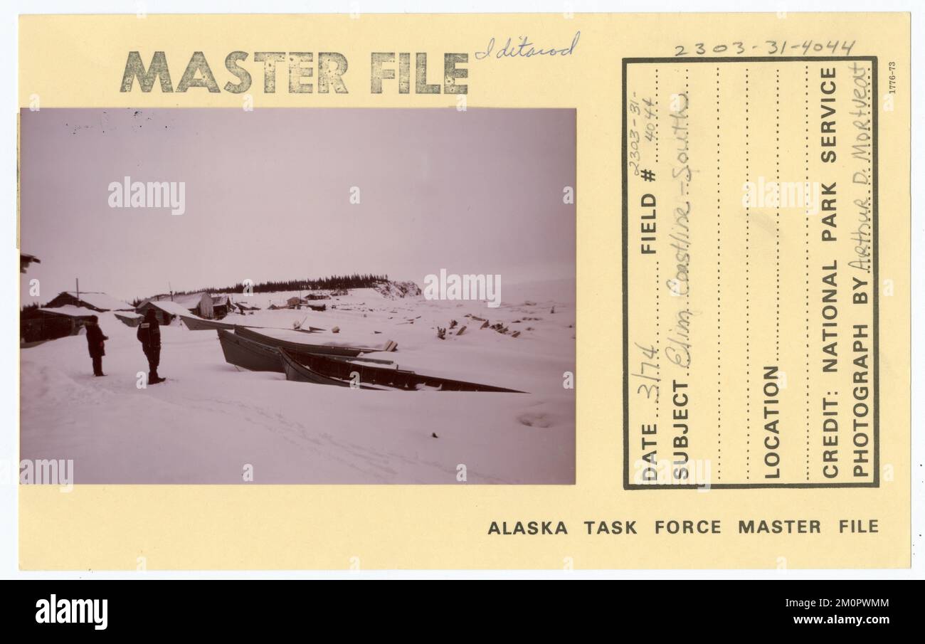 Elim coastline - south. Alaska Task Force Photographs Stock Photo - Alamy