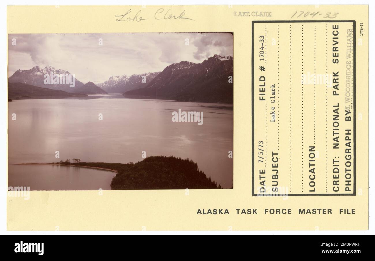 Lake Clark. Alaska Task Force Photographs Stock Photo - Alamy