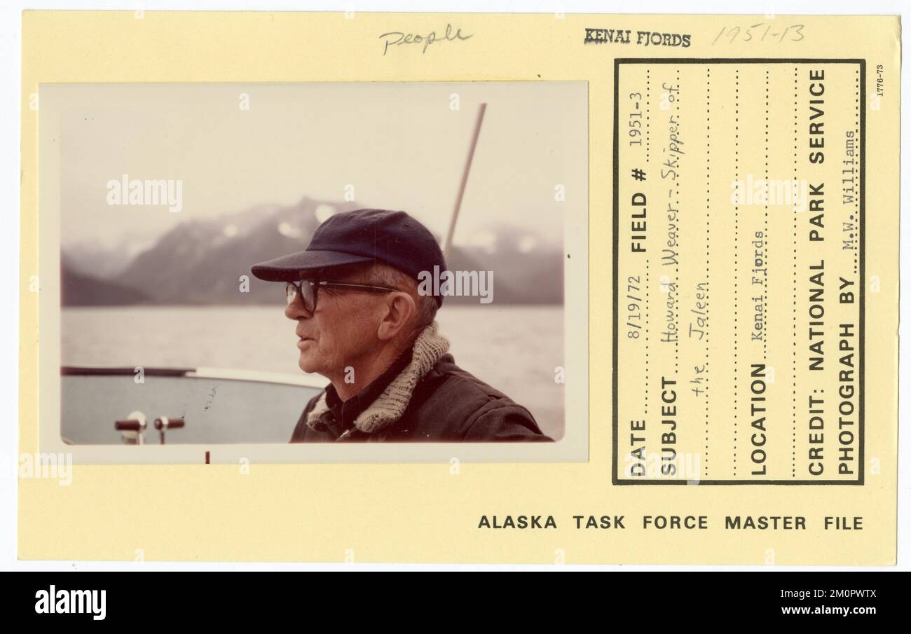Howard Weaver - Skipper of the Jaleen. Alaska Task Force Photographs ...