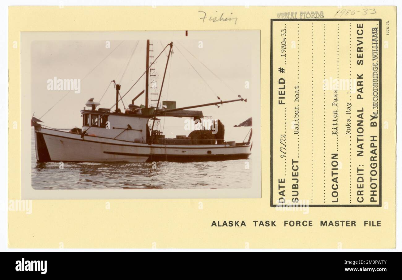 Halibut boat. Alaska Task Force Photographs Stock Photo - Alamy