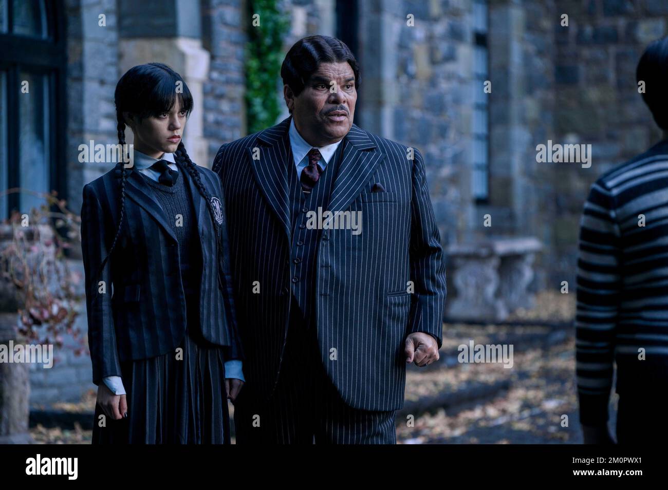 WEDNESDAY, from left: Jenna Ortega, Luis Guzman, 'Wednesday's Child is ...