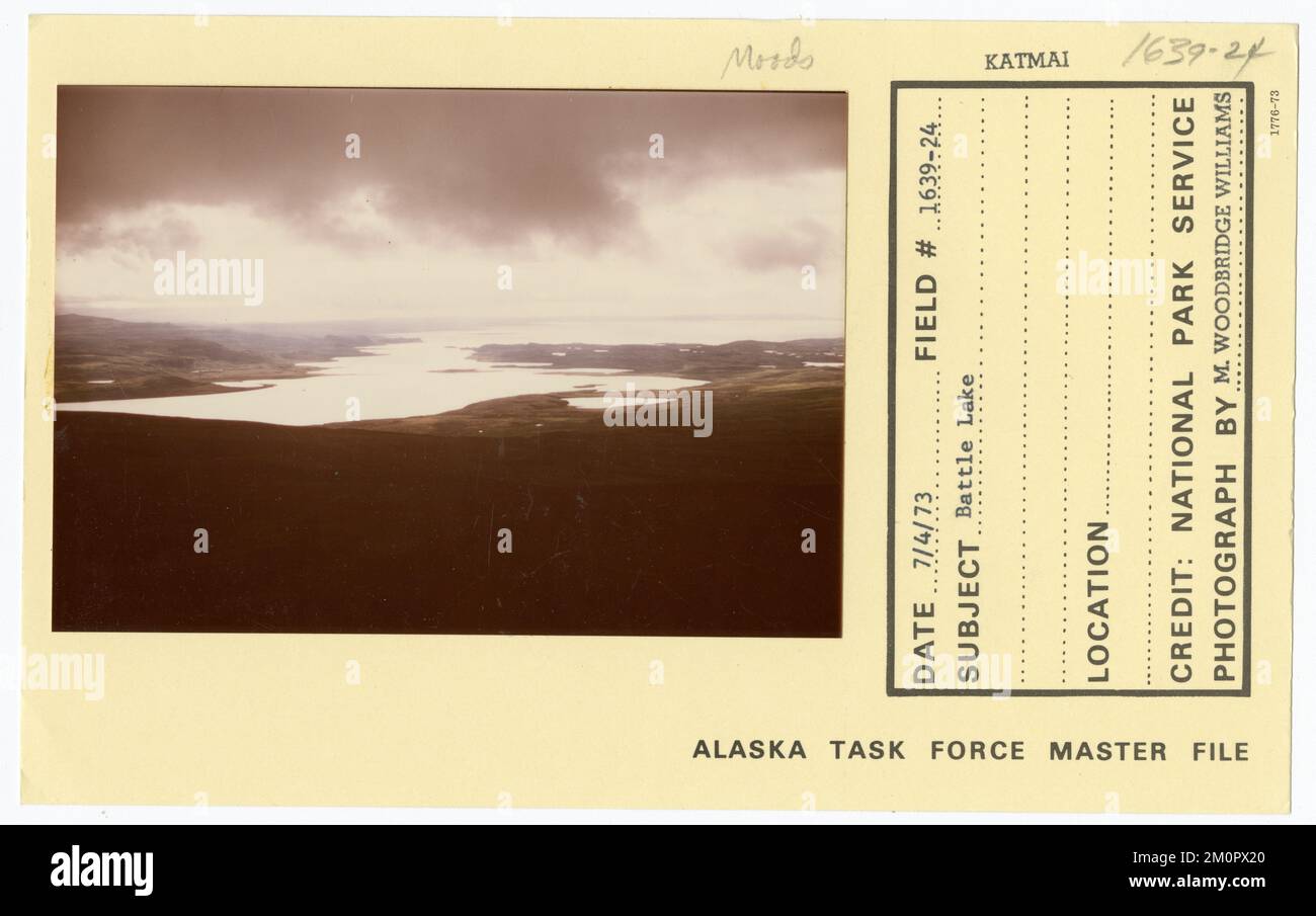 Battle Lake. Alaska Task Force Photographs Stock Photo - Alamy