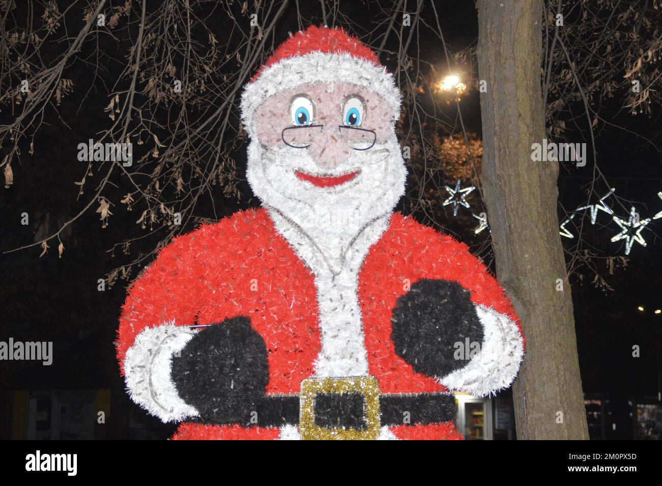 Decorative element of Santa Claus Stock Photo - Alamy