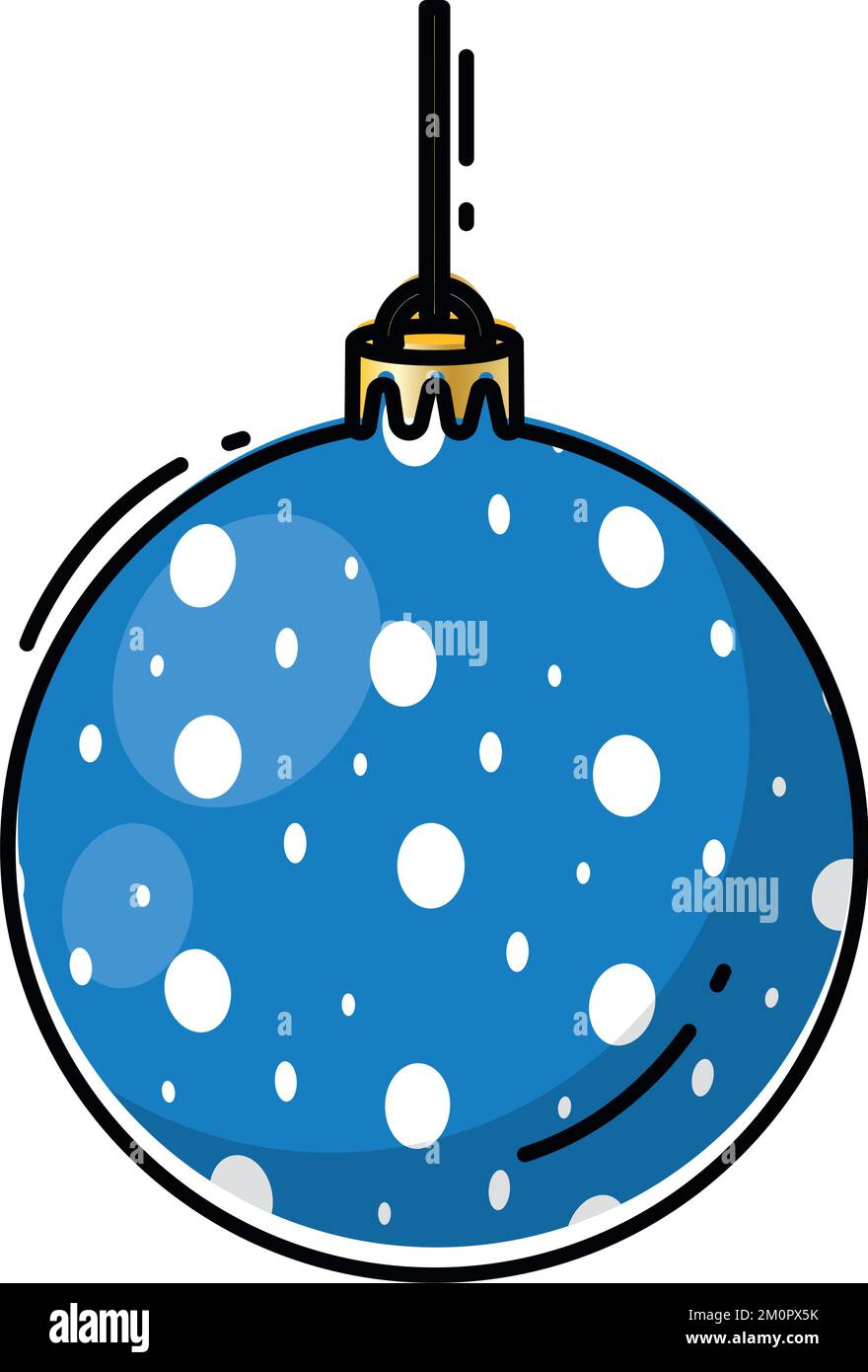 Isolated colored christmas ball with texture Vector Stock Vector Image ...