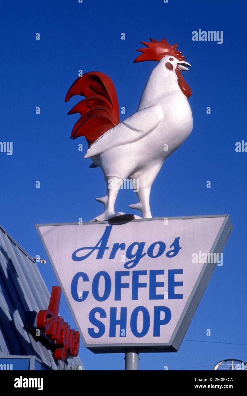 Argos coffee shop sign hi-res stock photography and images - Alamy
