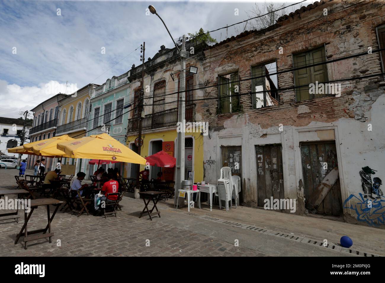 cachoeira, bahia, brazil - november 5, 2022: view of old mansion ...