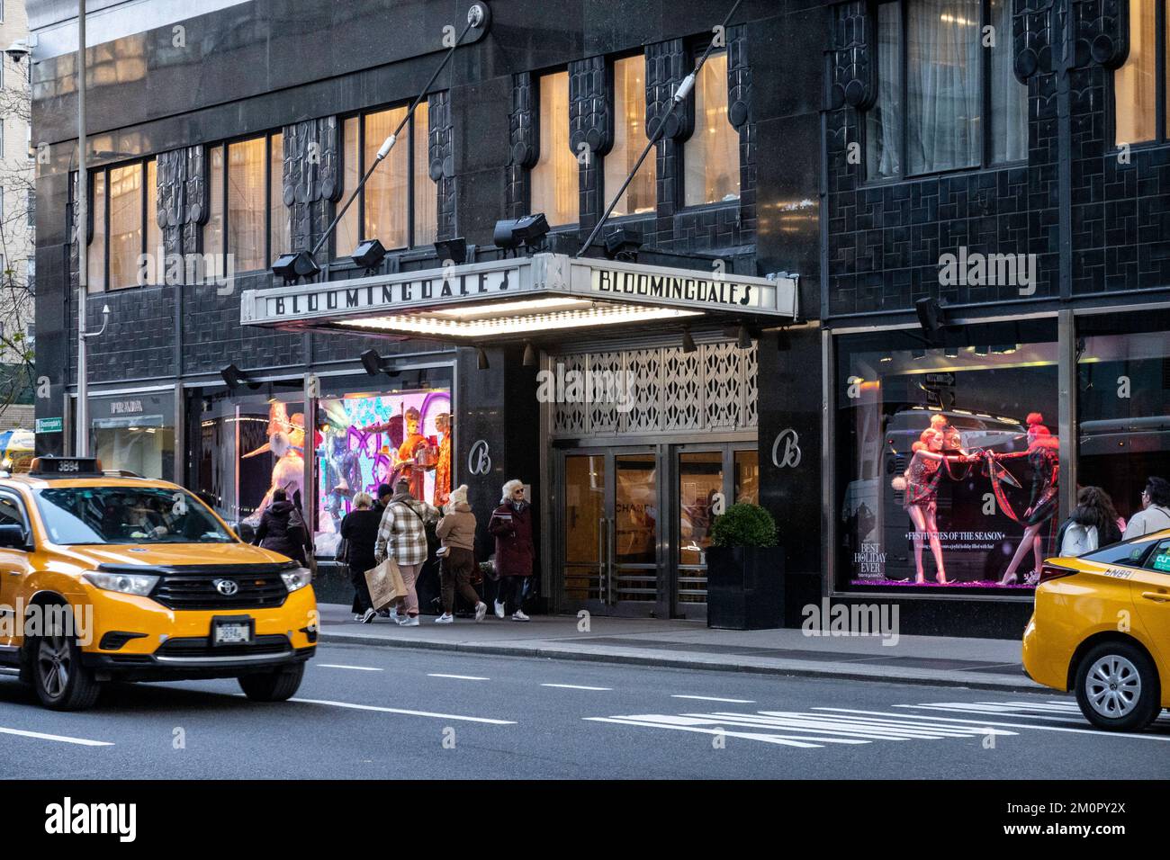 Bloomingdales Flagship Department Store window display during the 2022 ...