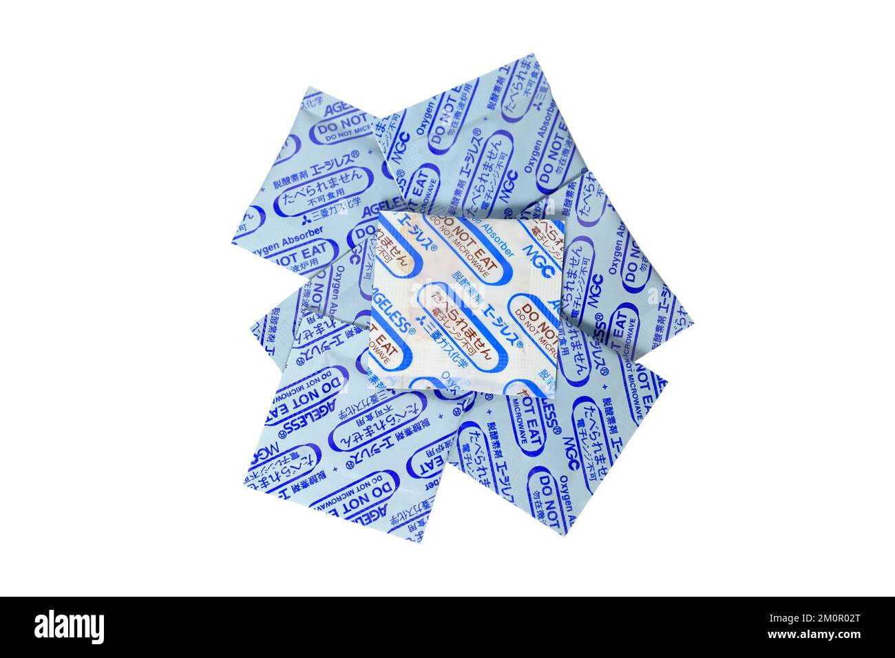 Oxygen absorber packets hi-res stock photography and images - Alamy