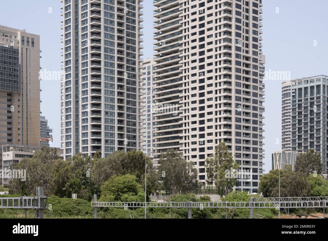 cityscape of new Tel Aviv skyscrapers in Israel Stock Photo - Alamy