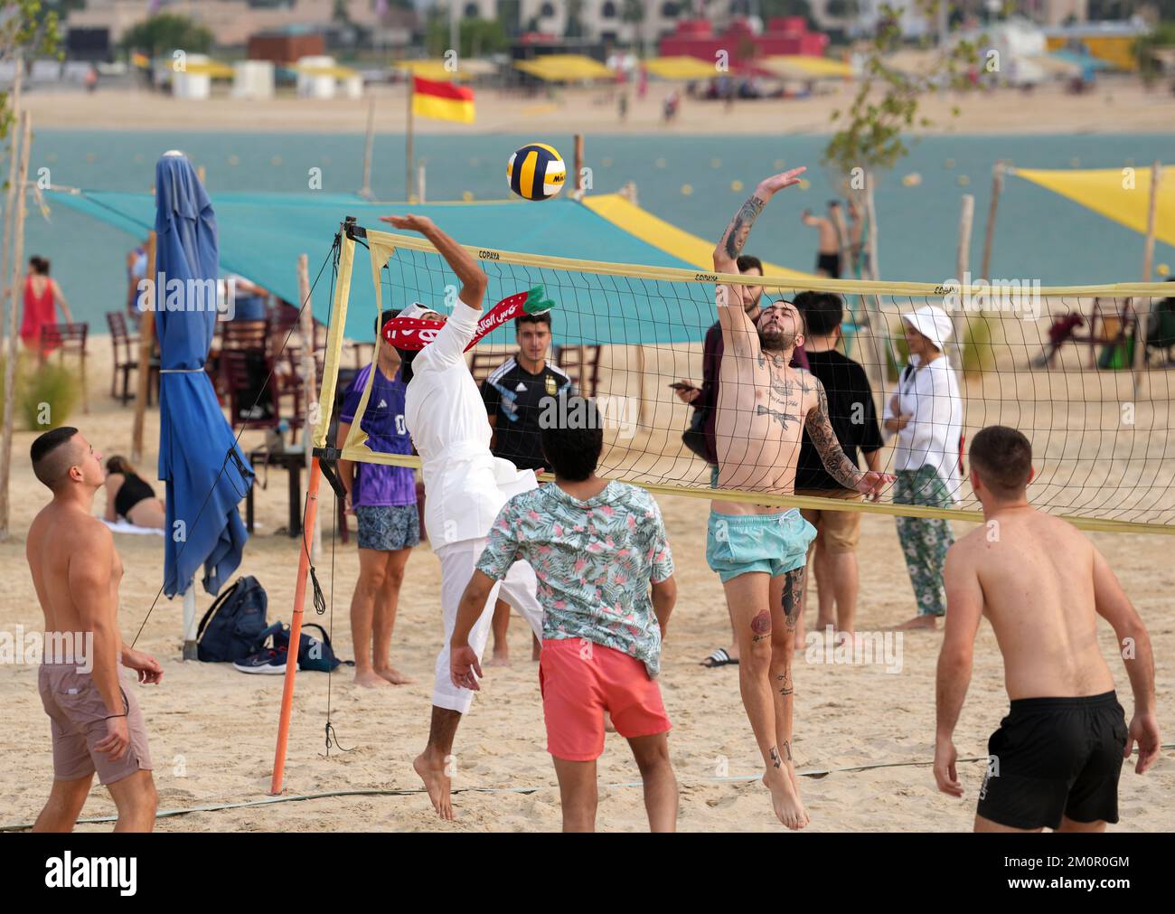 DOHA (QATAR), 12 07 2022 - FOOTBALL TOURISM LEISURE WORLD CUP QATAR ...
