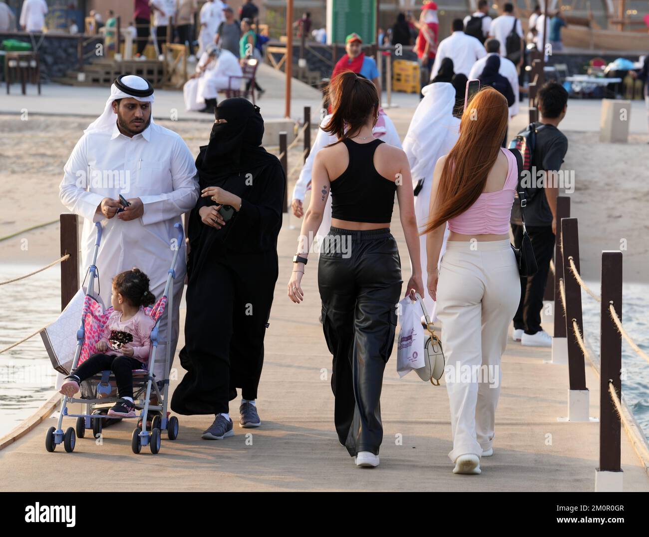 DOHA (QATAR), 12 07 2022 - FOOTBALL TOURISM LEISURE WORLD CUP QATAR ...
