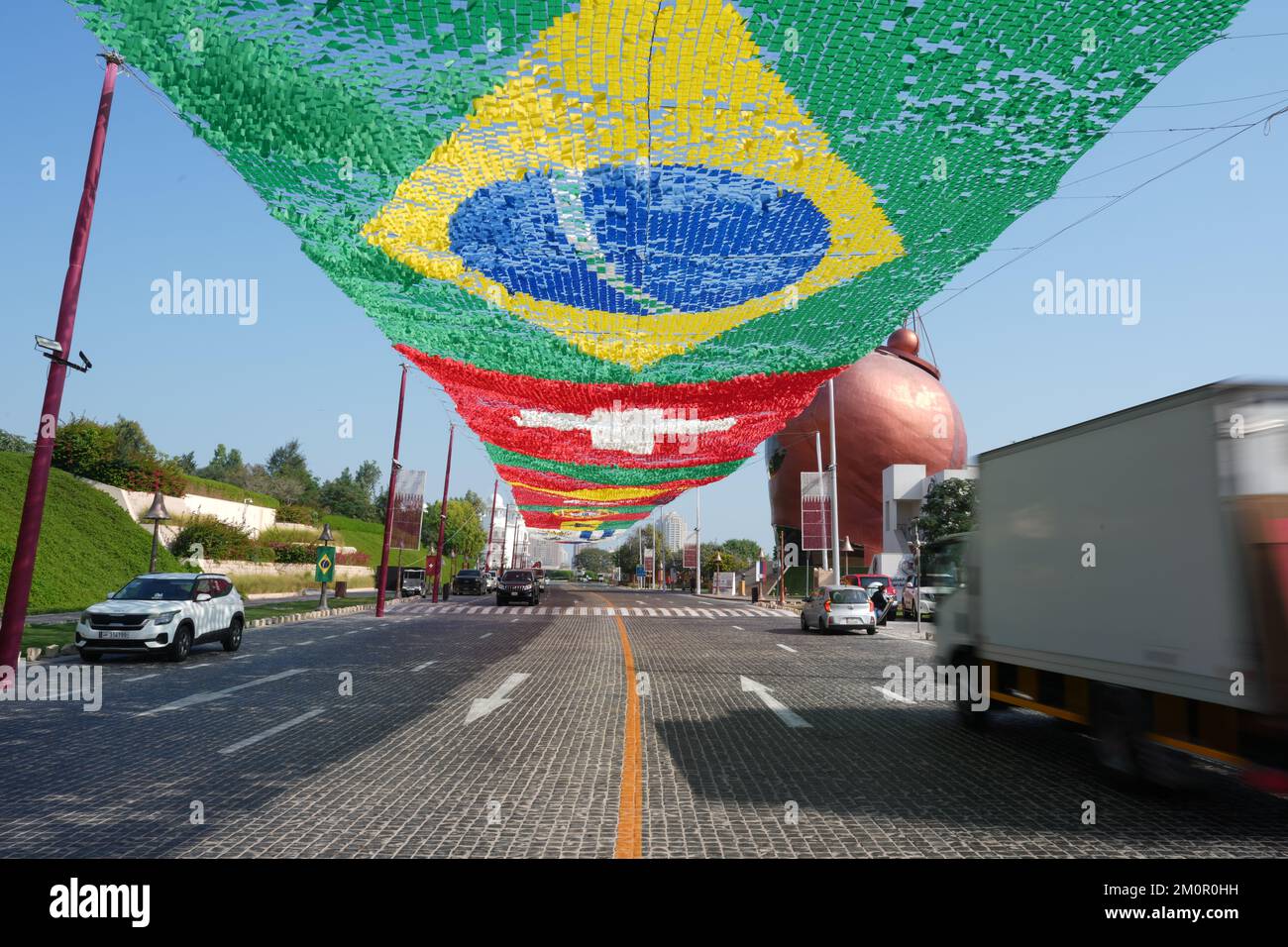 DOHA (QATAR), 12 07 2022 - FOOTBALL TOURISM LEISURE WORLD CUP QATAR ...