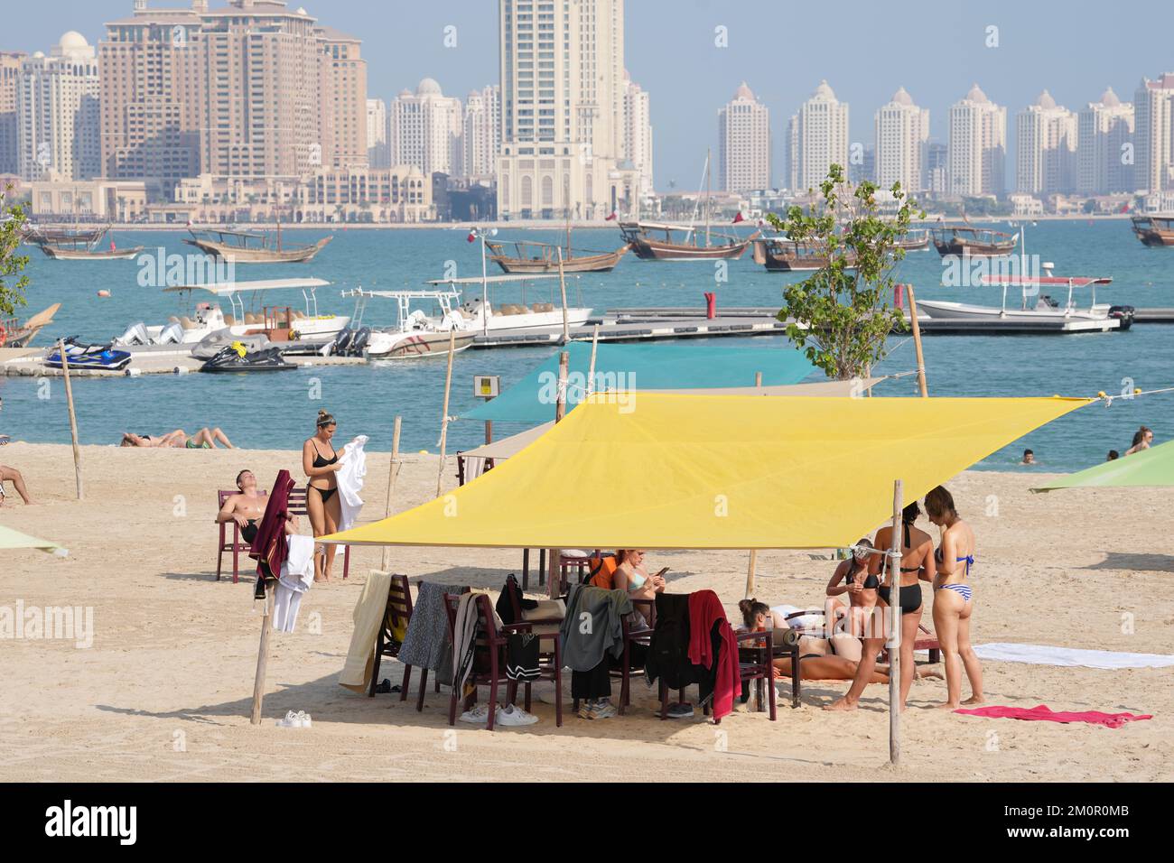 DOHA (QATAR), 12 07 2022 - FOOTBALL TOURISM LEISURE WORLD CUP QATAR ...