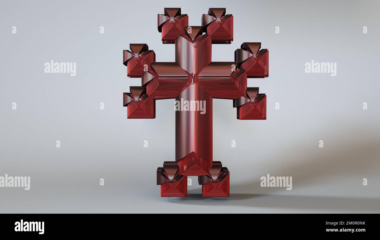A 3D Illustration of the Christian cross. Artists, Designers, Pattern ...