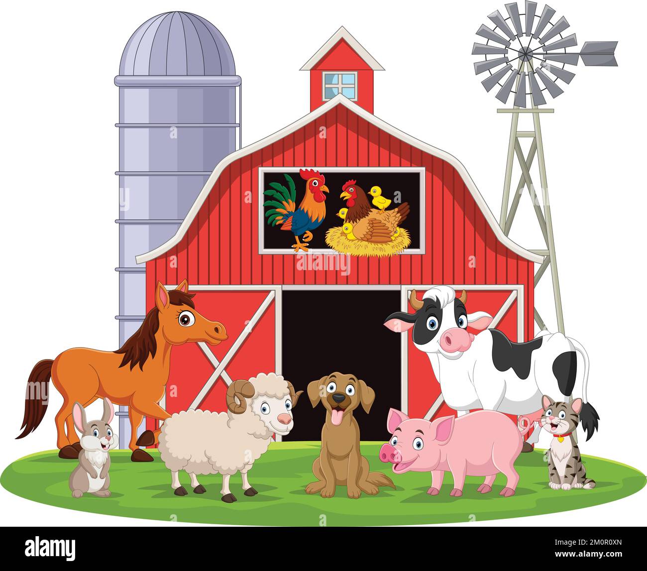 House farm animals in Stock Vector Images - Alamy