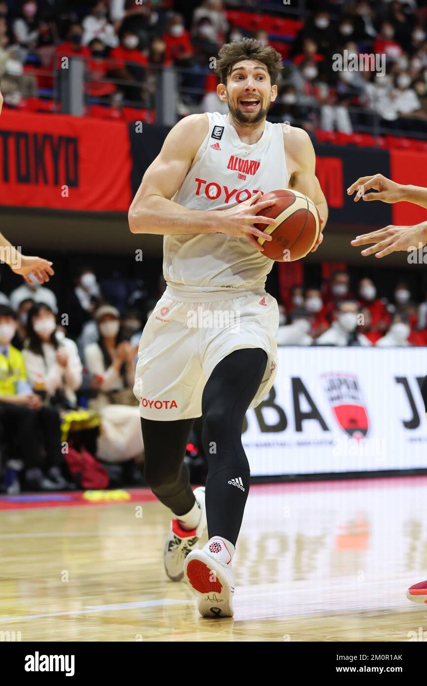 Tokyo, Japan. 7th Dec, 2022. Ryan Rossiter (Alvark) Basketball ...
