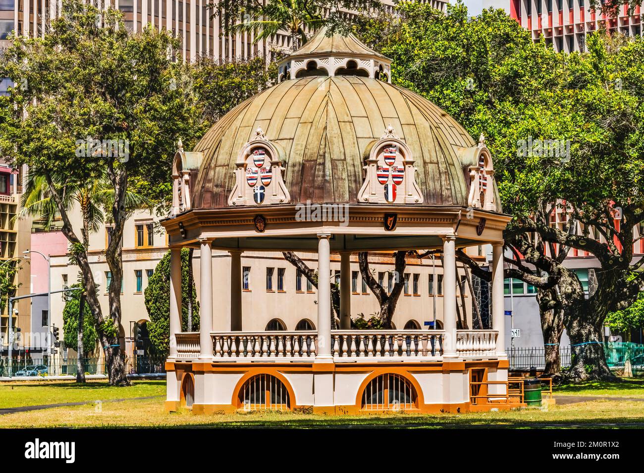Bandstand Iolani Palace Building Details Honolulu Oahu Hawaii Built ...