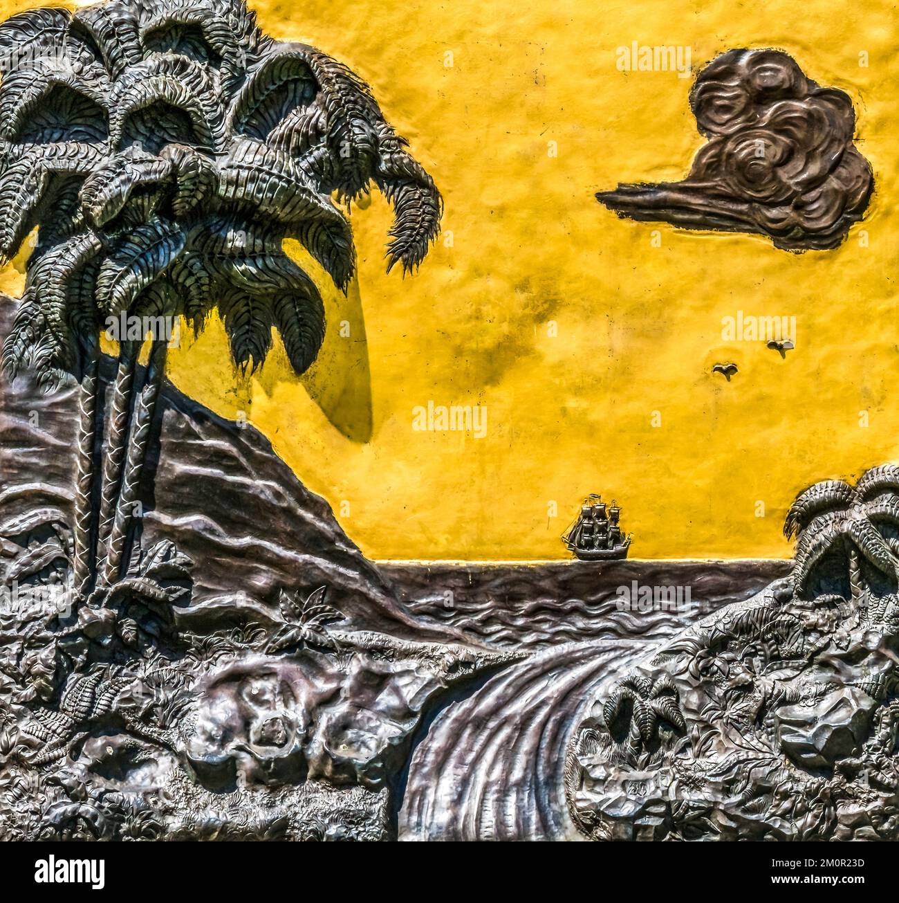 Captain cook meeting plaque hi-res stock photography and images - Alamy