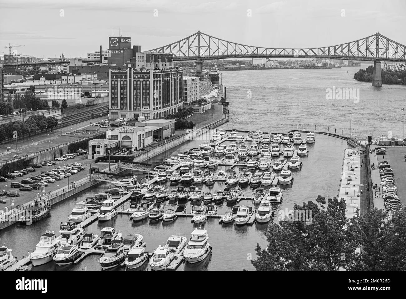 Montreal, Canada - July 1 2022: Panorama view of Montreal from the ...