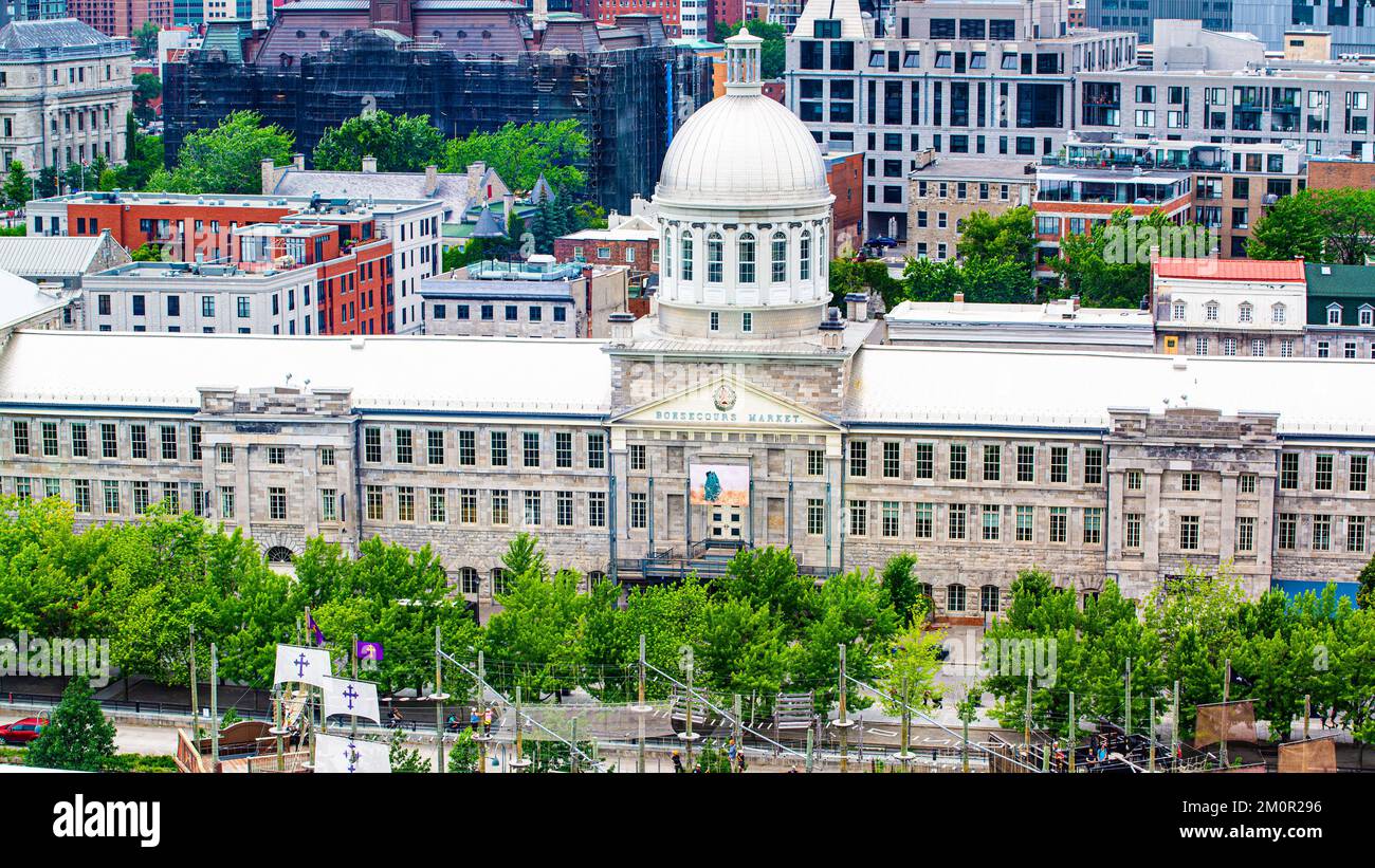 Montreal, Canada - July 1 2022: Panorama view of Montreal from the ...