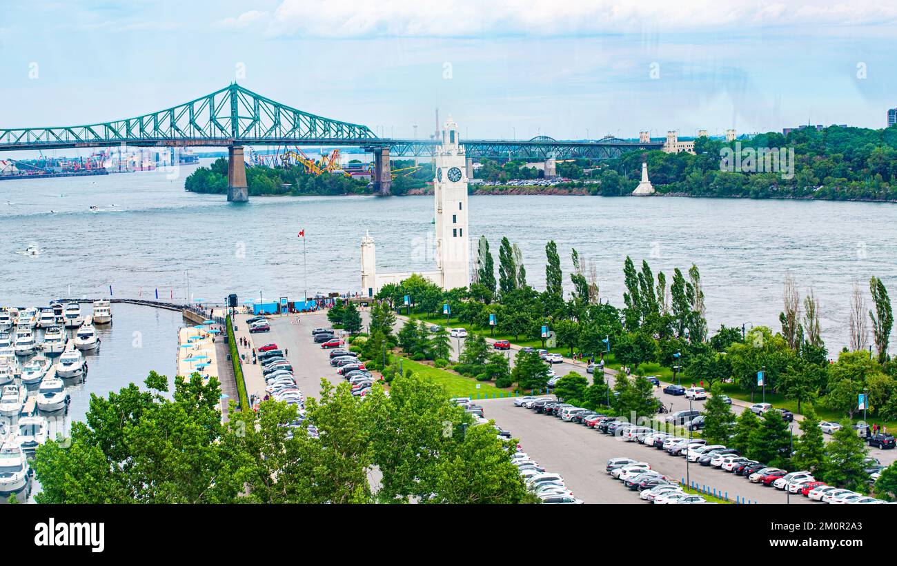 Montreal, Canada - July 1 2022: Panorama view of Montreal from the ...