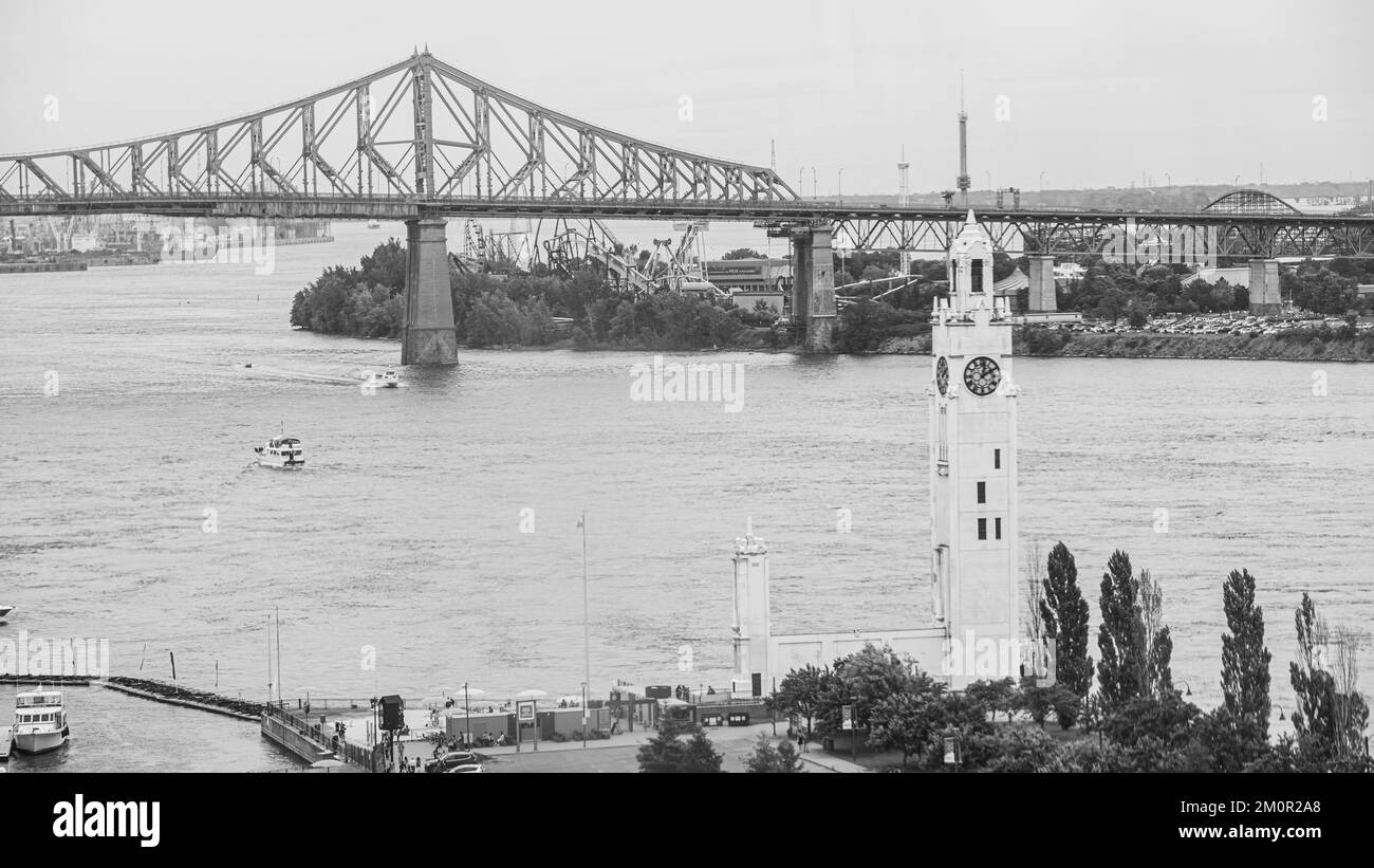 Montreal, Canada - July 1 2022: Panorama view of Montreal from the ...
