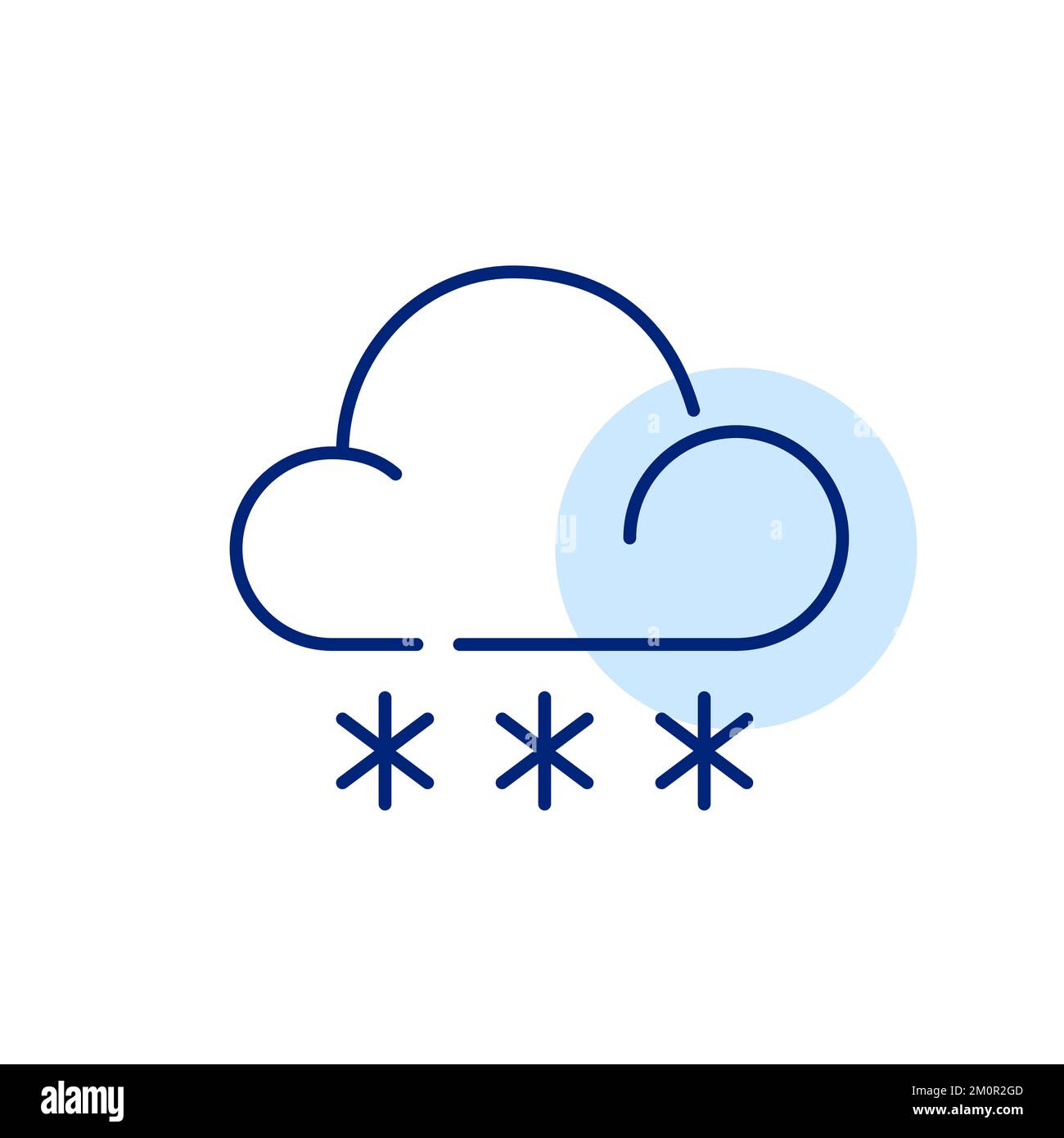 Weather forecast and meteorology icon or widget hi-res stock ...