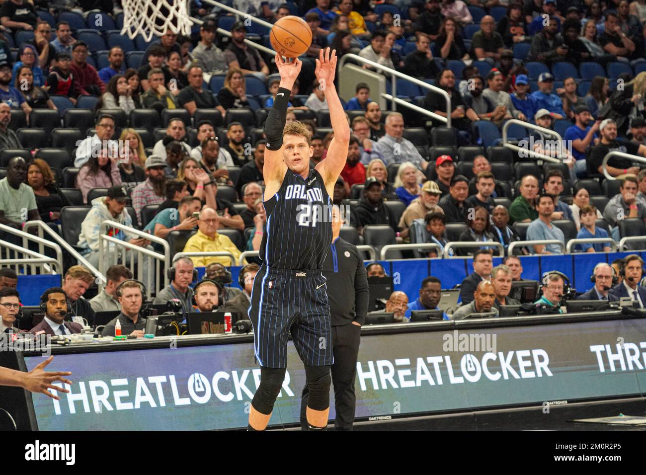Orlando, Florida, USA, December 7, 2022, Orlando Magic center Moritz ...