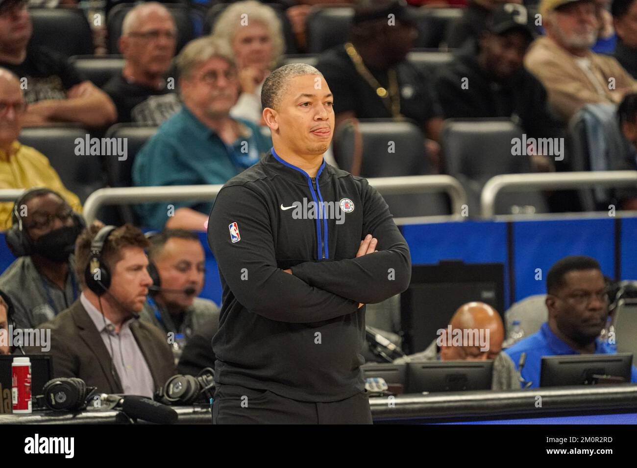 Orlando, Florida, USA, December 7, 2022, Los Angeles Clippers head ...
