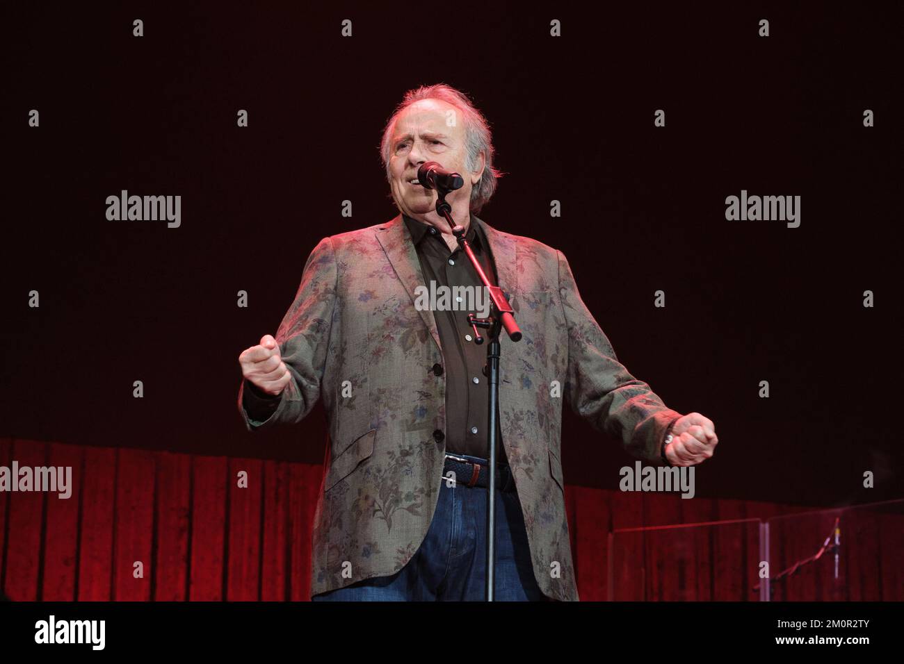 Madrid, Spain. 07th Dec, 2022. Singer-songwriter Joan Manuel Serrat ...