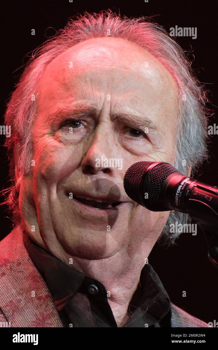 Madrid, Spain. 07th Dec, 2022. Singer-songwriter Joan Manuel Serrat ...
