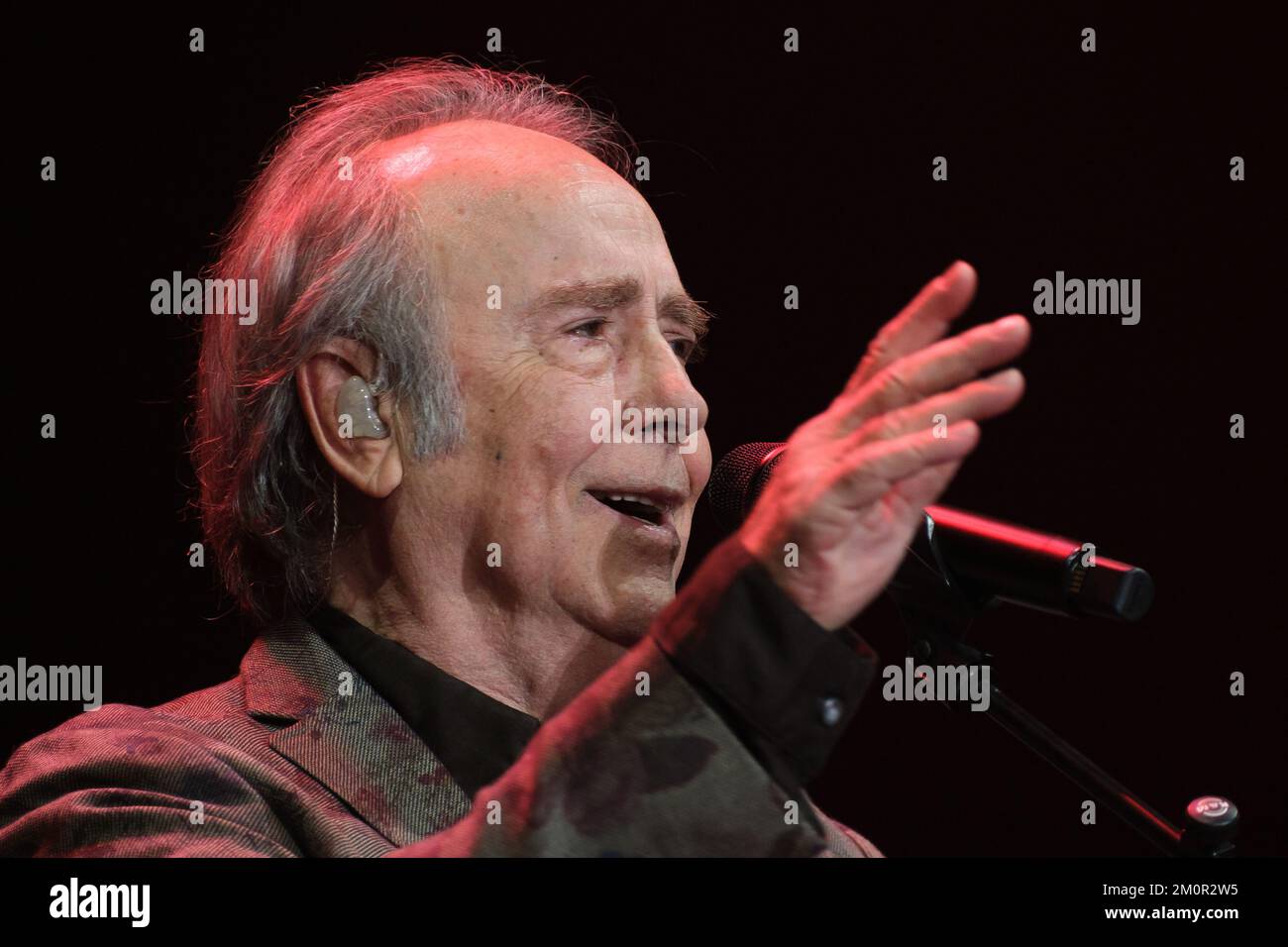 Madrid, Spain. 07th Dec, 2022. Singer-songwriter Joan Manuel Serrat ...
