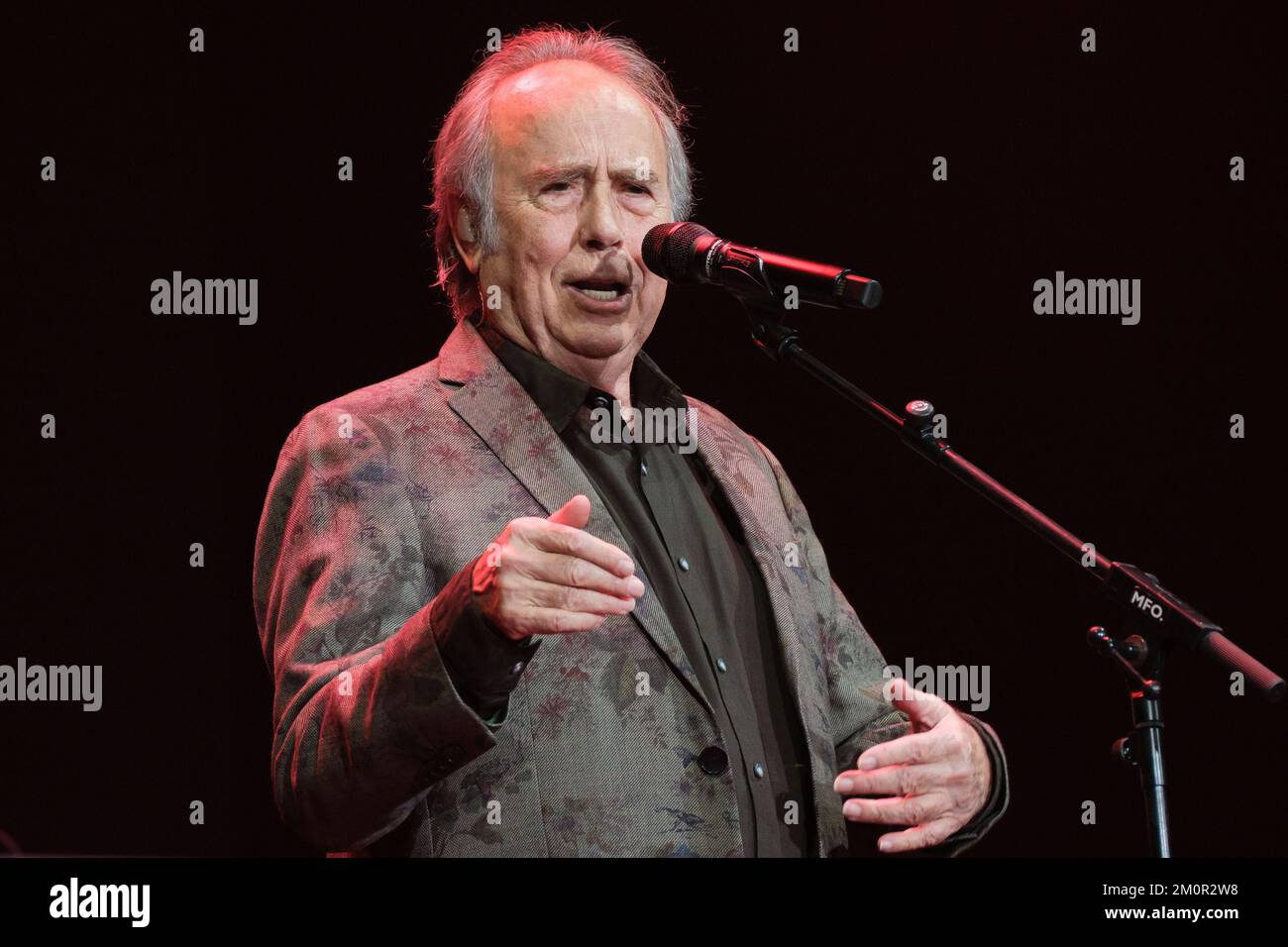 Madrid, Spain. 07th Dec, 2022. Singer-songwriter Joan Manuel Serrat ...