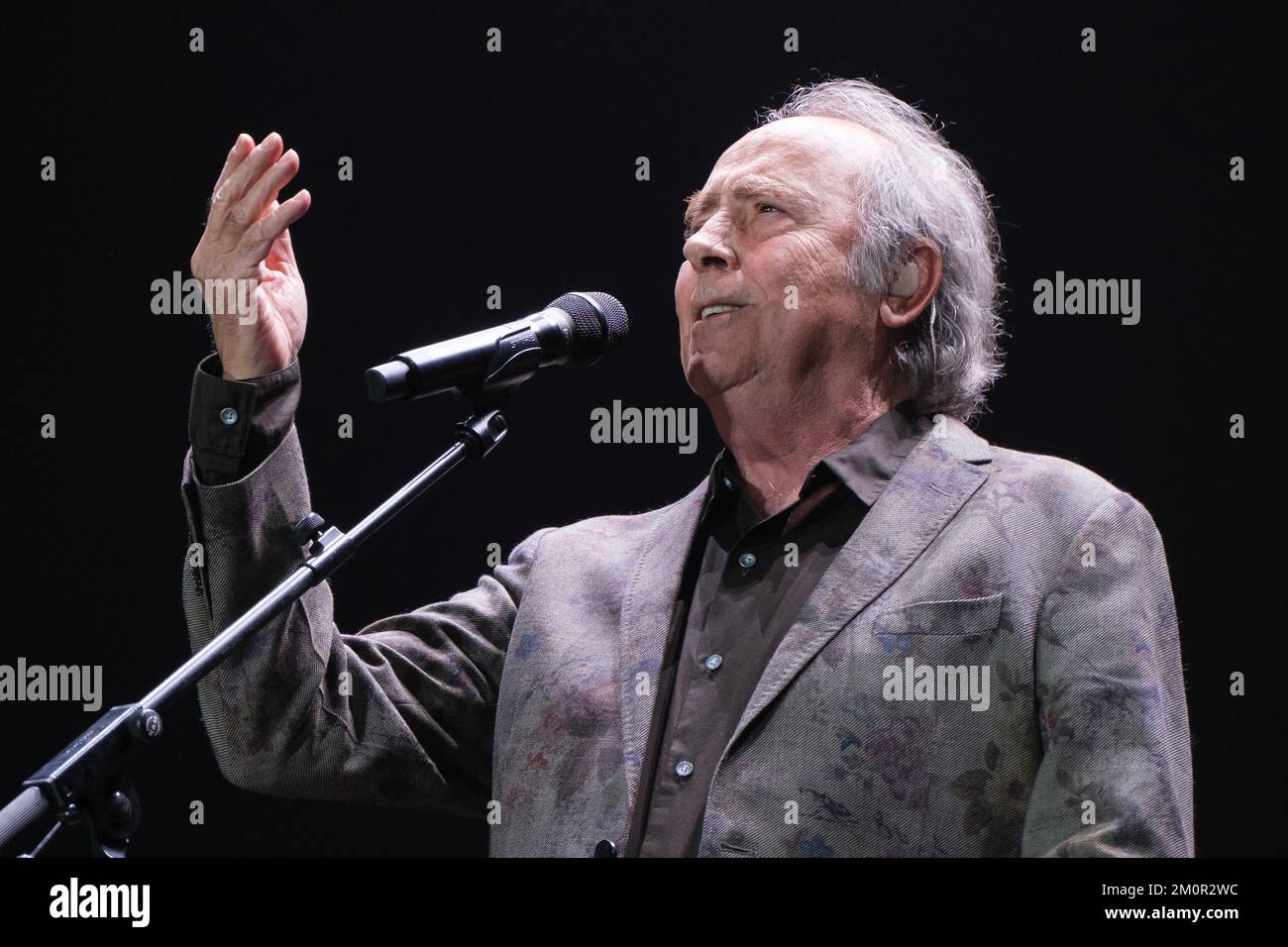 Madrid, Spain. 07th Dec, 2022. Singer-songwriter Joan Manuel Serrat ...