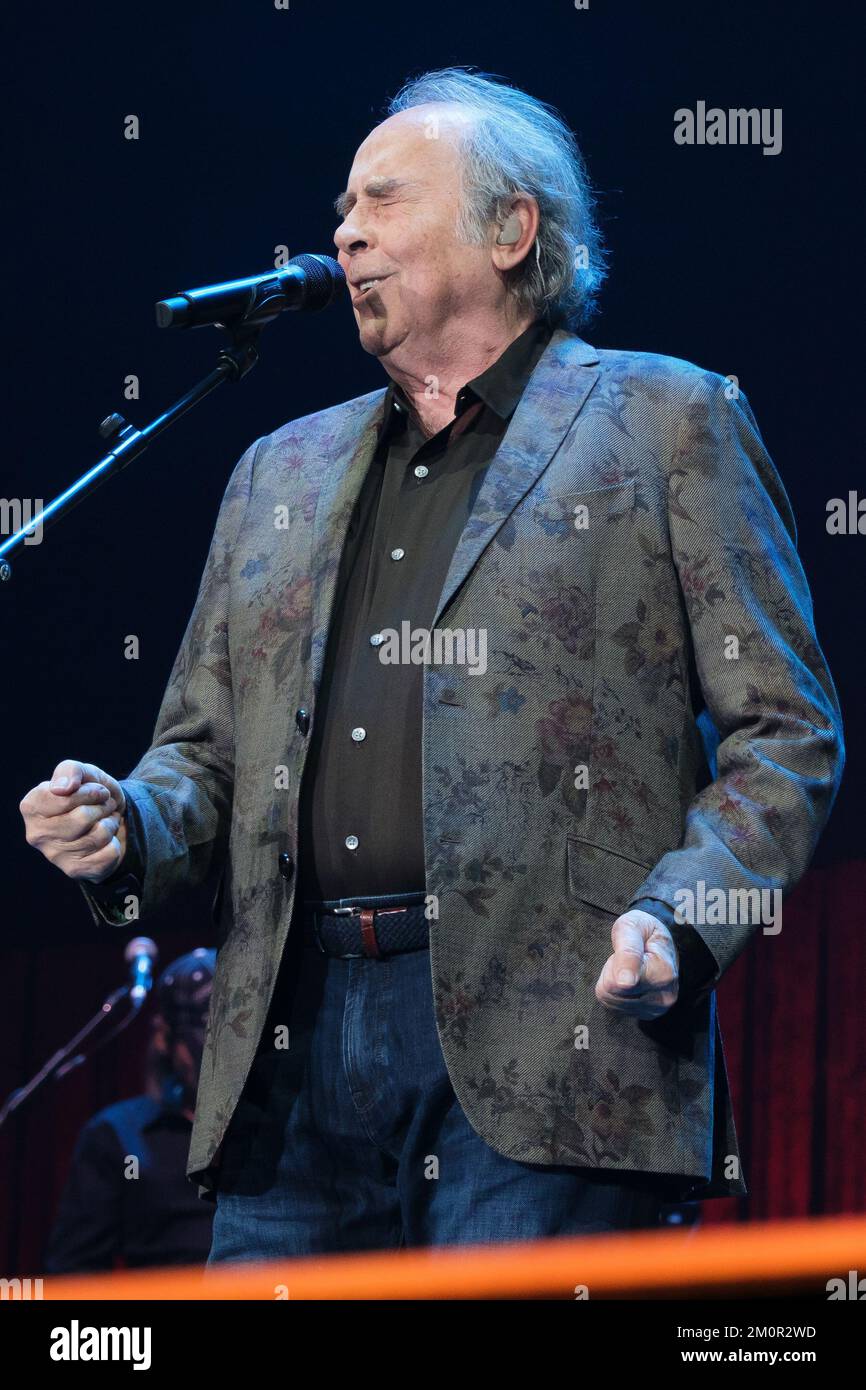 Madrid, Spain. 07th Dec, 2022. Singer-songwriter Joan Manuel Serrat ...