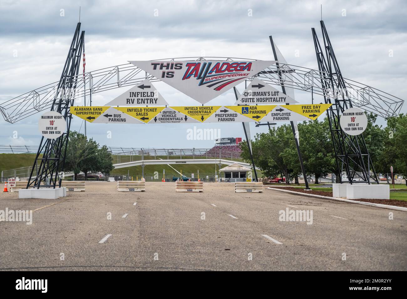 Talladega, AL, USA - August 24, 2022: The Talladega Super Speedway ...